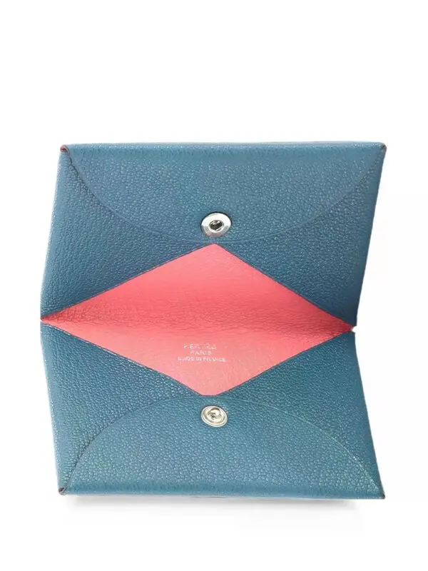 Hermès Calvi Verso Chevre Mysore Card Holder