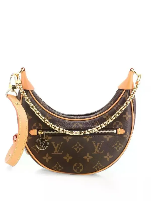 LOUIS VUITTON Loop Handbag Monogram Canvas Hobo Bag