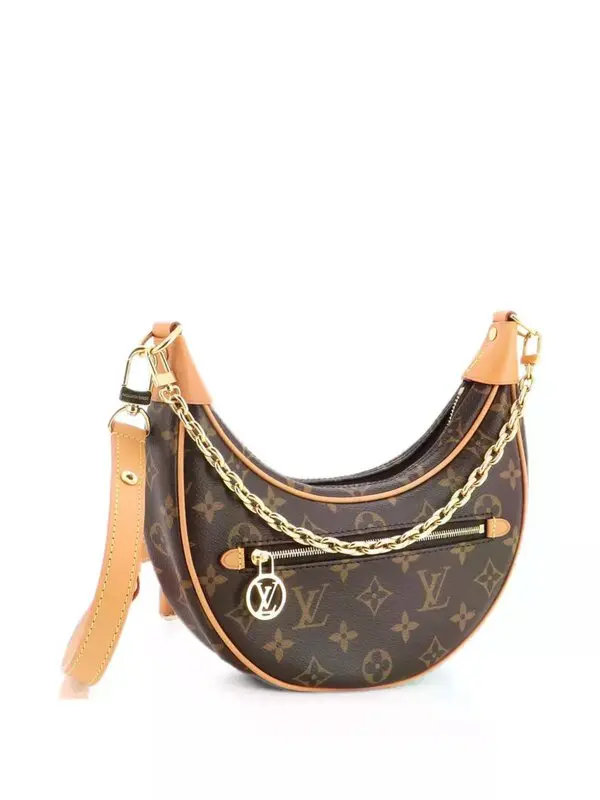 LOUIS VUITTON Loop Handbag Monogram Canvas Hobo Bag