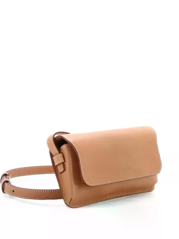 Saint Laurent Leather Mini Shoulder Bag - Neutrals