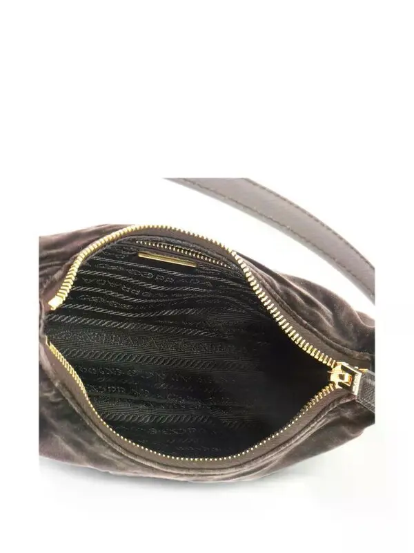 Prada Re-edition 2005 Velvet Mini Shoulder Bag