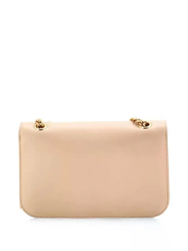 Celine Triomphe Frame Chain Shoulder Bag Leather Medium Crossbody Bag