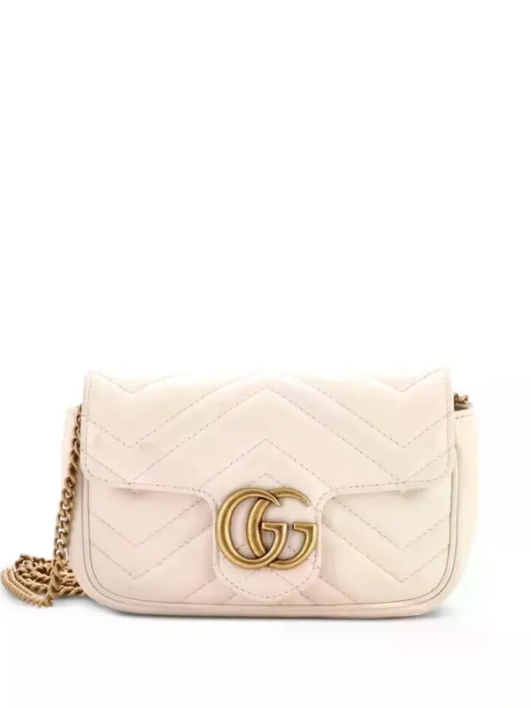 Gucci Matelassé Leather Super Mini Crossbody Bag