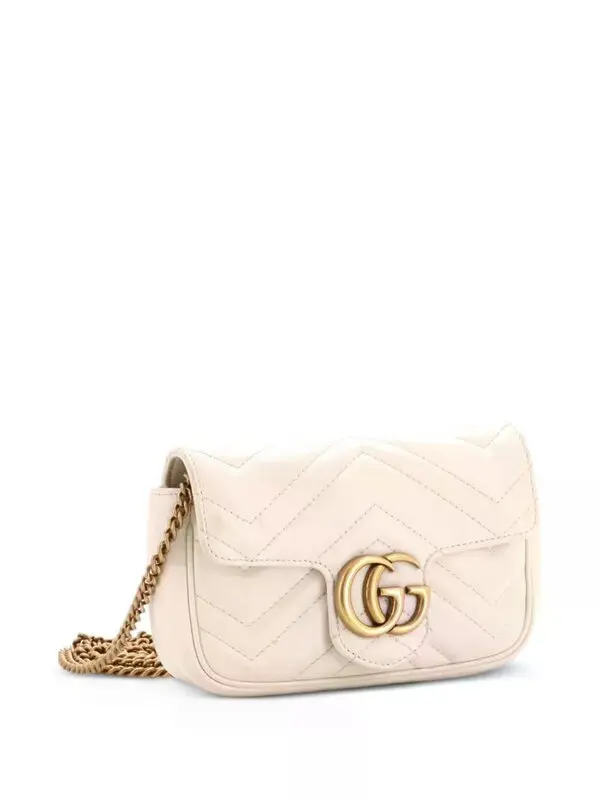 Gucci Matelassé Leather Super Mini Crossbody Bag