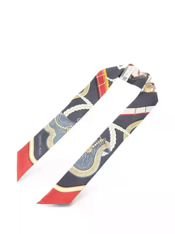 Hermès 2020s Grand Apparat Twilly Scarf