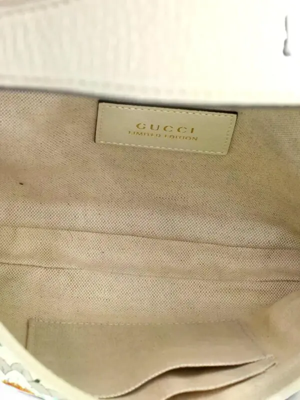 Gucci Jackie Flora Canvas Leather Medium Hobo Bag