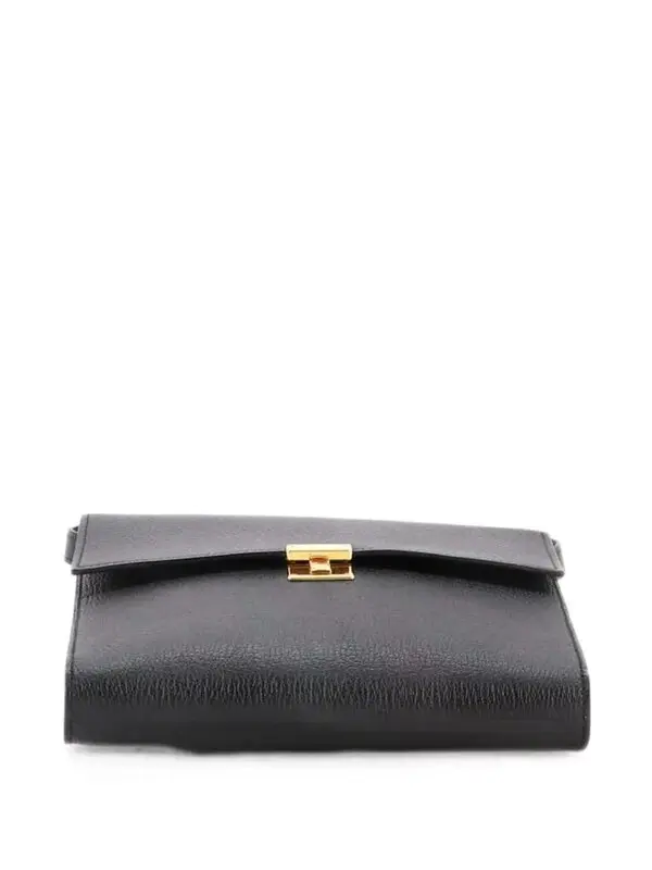 Hermès Clic Wallet On Strap Chevre Mysore 16 Shoulder Bag