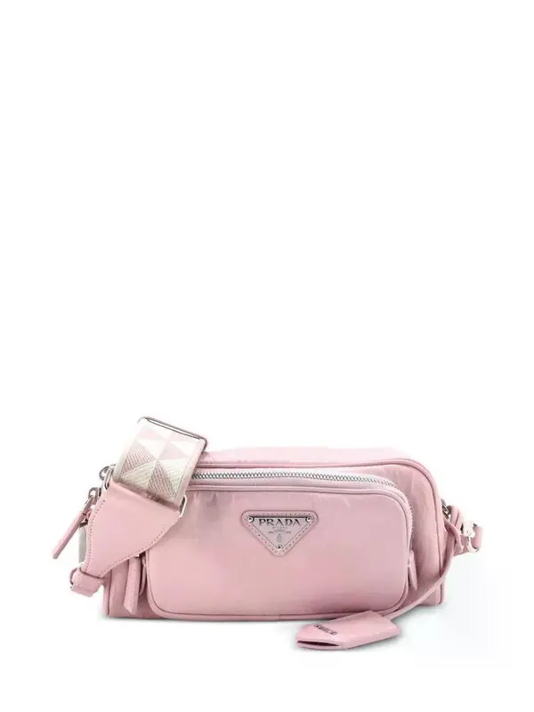 Prada Nappa Antique Shoulder Bag - Pink
