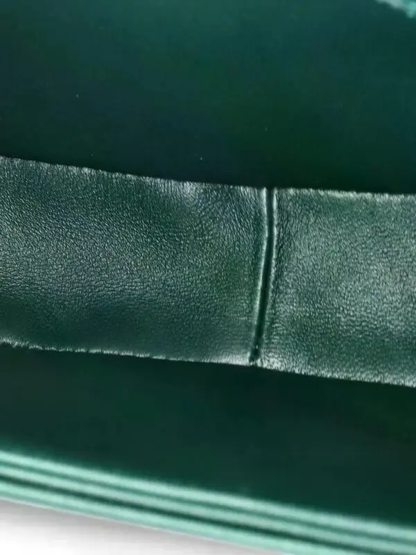Celine Triomphe Leather Shoulder Bag - Green