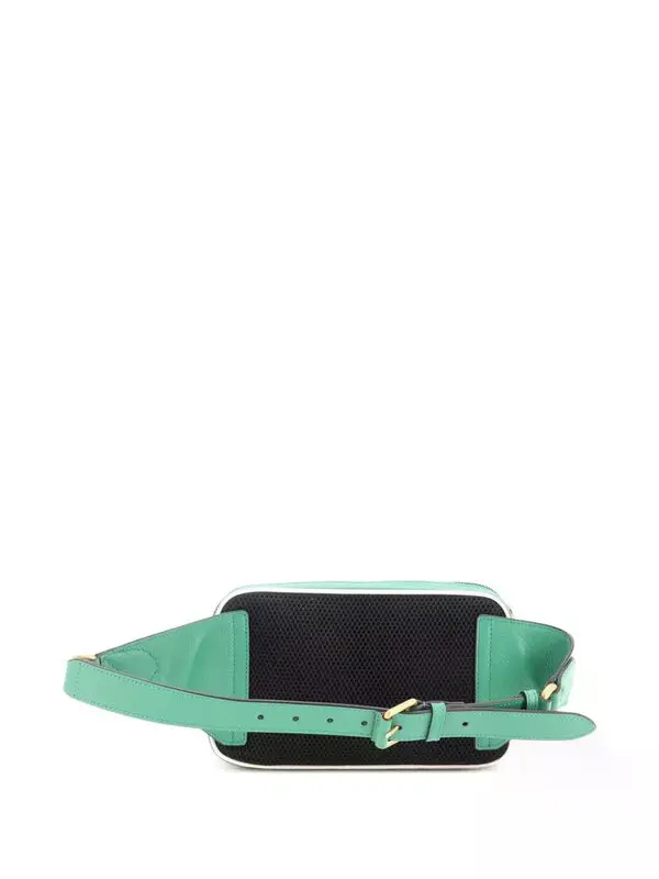 Gucci X Adidas Zip Leather Belt Bag - Green