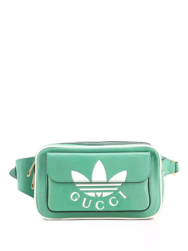 Gucci X Adidas Zip Leather Belt Bag