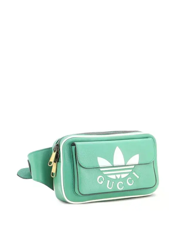 Gucci X Adidas Zip Leather Belt Bag