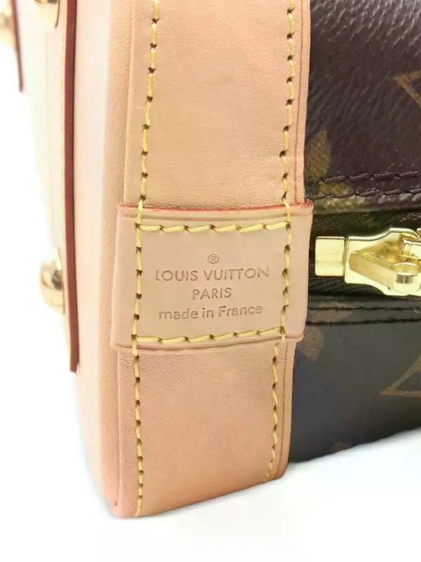LOUIS VUITTON Monogram Canvas Alma Bb Handbag