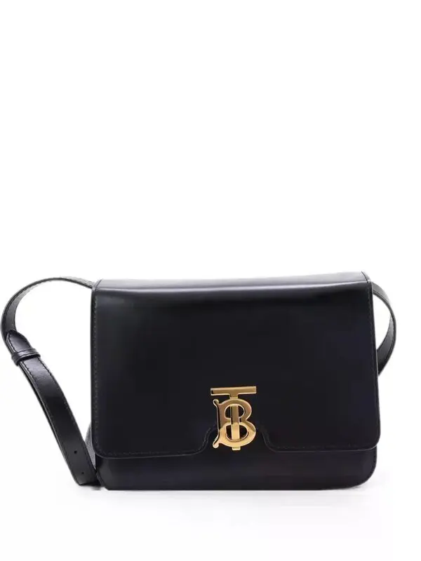 Burberry Tb Flap Bag Leather Medium Crossbody Bag