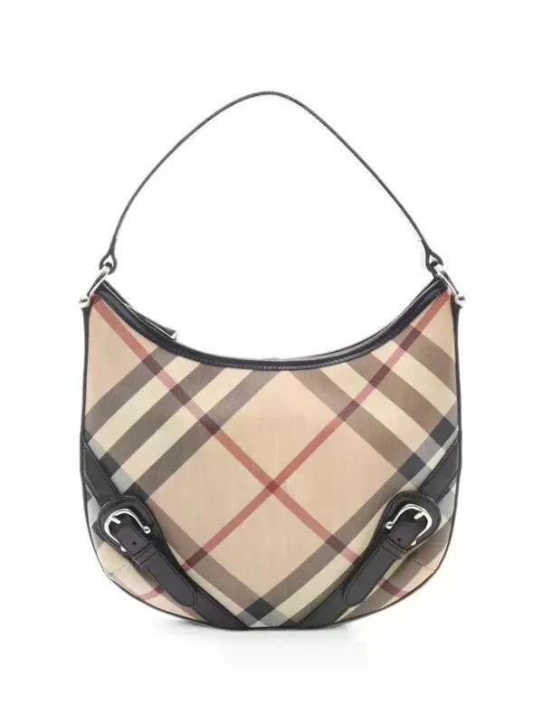 Burberry 2000s Nova Check Shoulder Bag - Neutrals