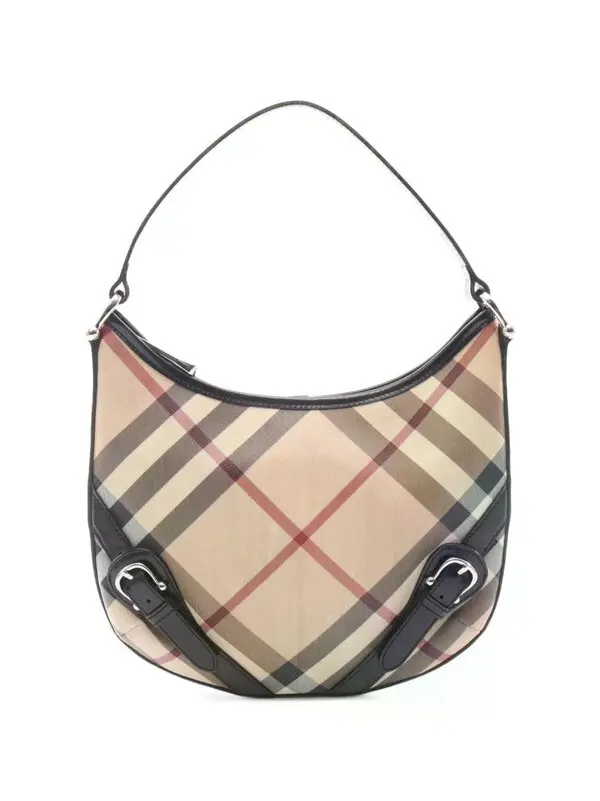 Burberry Nova Check Shoulder Bag - Neutrals