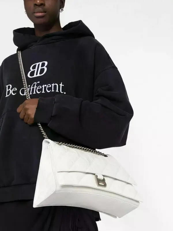 Balenciaga Crush Quilted Shoulder Bag