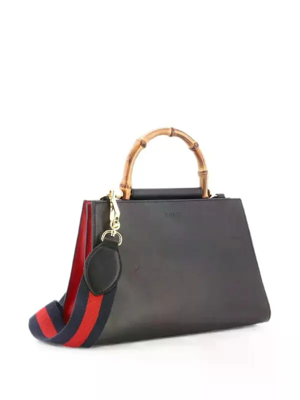 Gucci Nymphaea Top Handle Bag Leather Small Satchel
