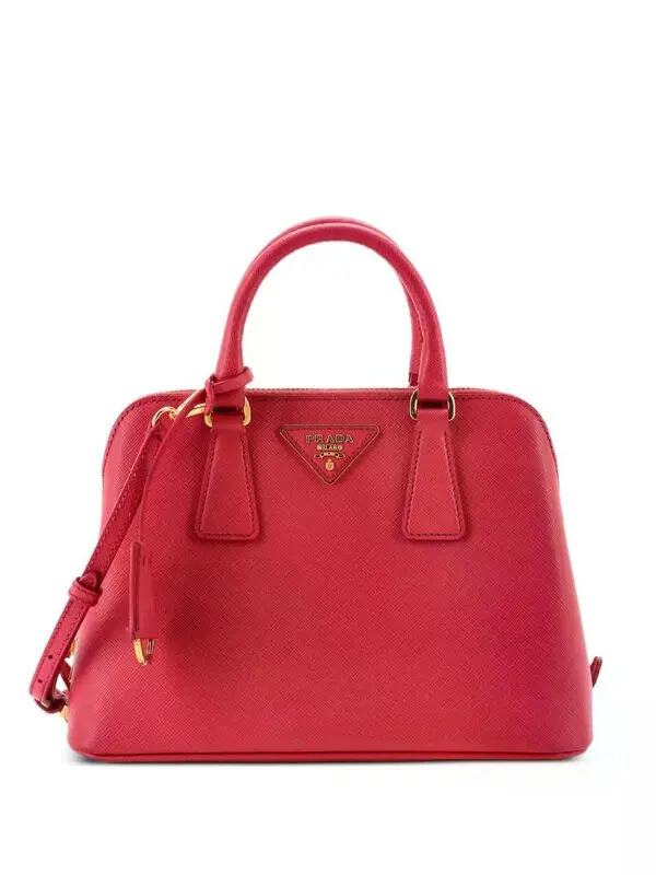 Prada Saffiano Leather Small Satchel - Pink
