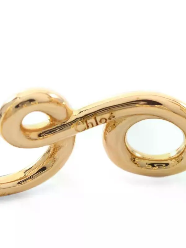 Chloé 2010s Logo-script Bangle Bracelet Set