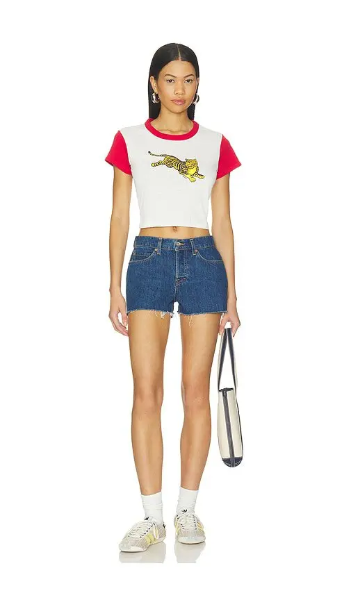Kenzo Jumping Tiger Cropped T-shirt