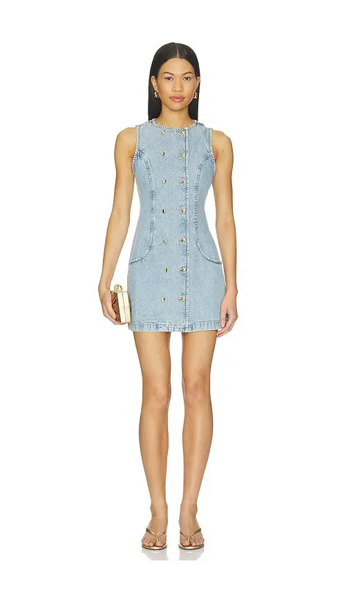 Retrofete Hanna Denim Dress - Blue