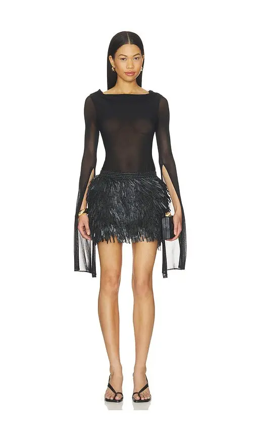 Cult Gaia Andarna Top In . Also - Black