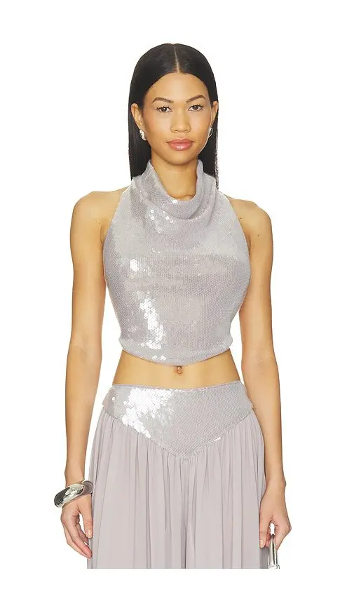 Retrofete Pyna Sequin Top In . Also
