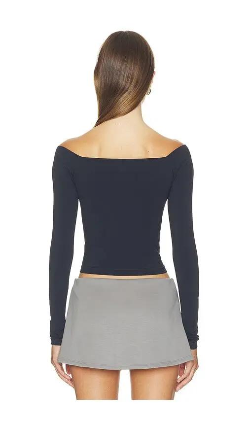 Free People Intimately Round Two Off The Shoulder Top - Black