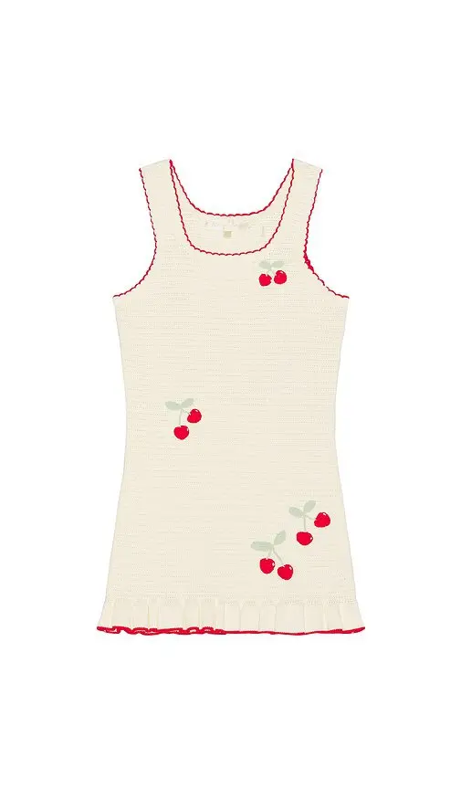 LoveShackFancy Tween Ottie Dress - White