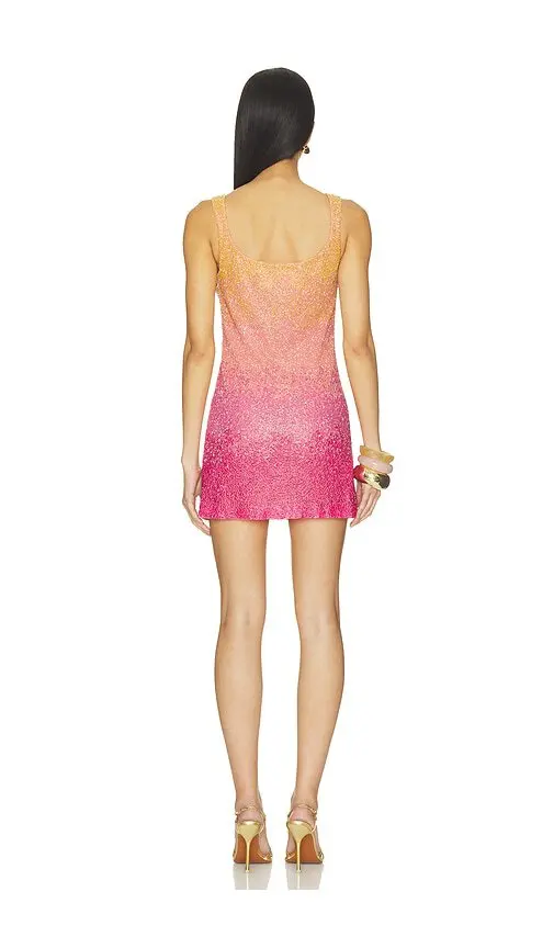 OCEANUS Sofia Hand Beaded Party Dress