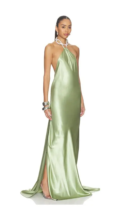 BRONX BANCO Amara Backless Gown