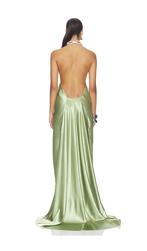 BRONX BANCO Amara Backless Gown