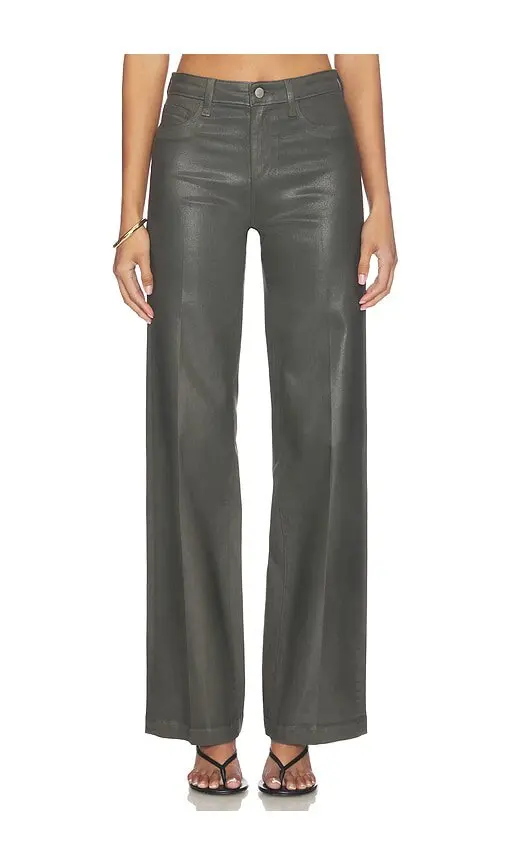 L'Agence Scottie Wide Leg Pant - Olive