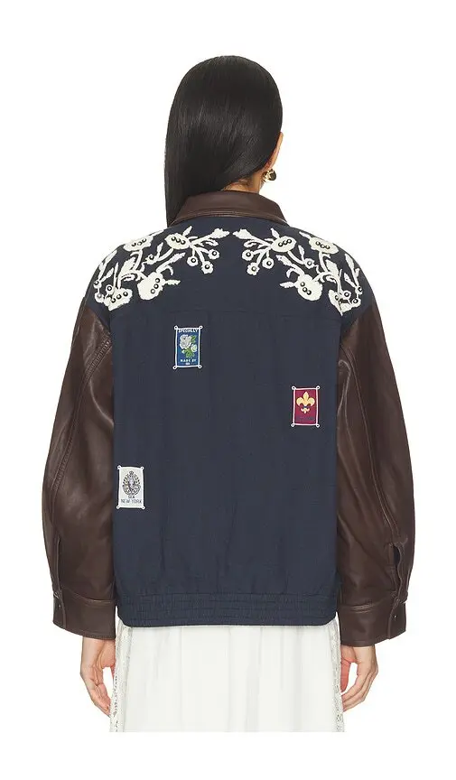Sea Georgie Sportswear Embroidered Jacket - Navy