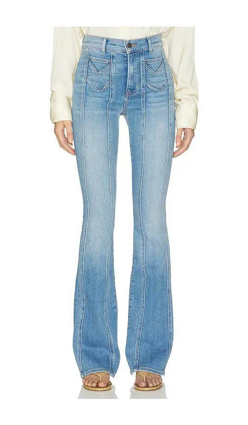 Veronica Beard Beverly High Rise Skinny Flare Jean