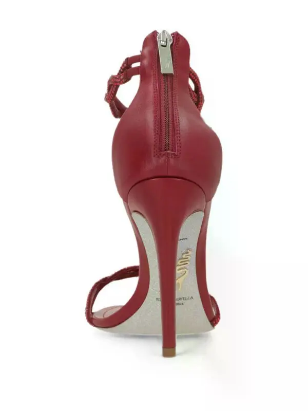Rene Caovilla Braid Heeled Sandals