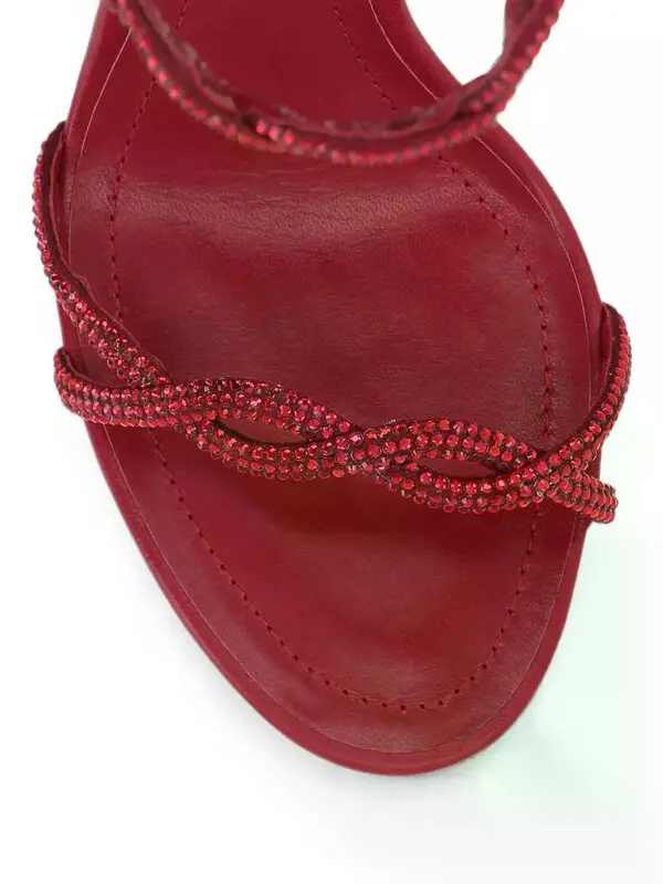 Rene Caovilla Braid Heeled Sandals