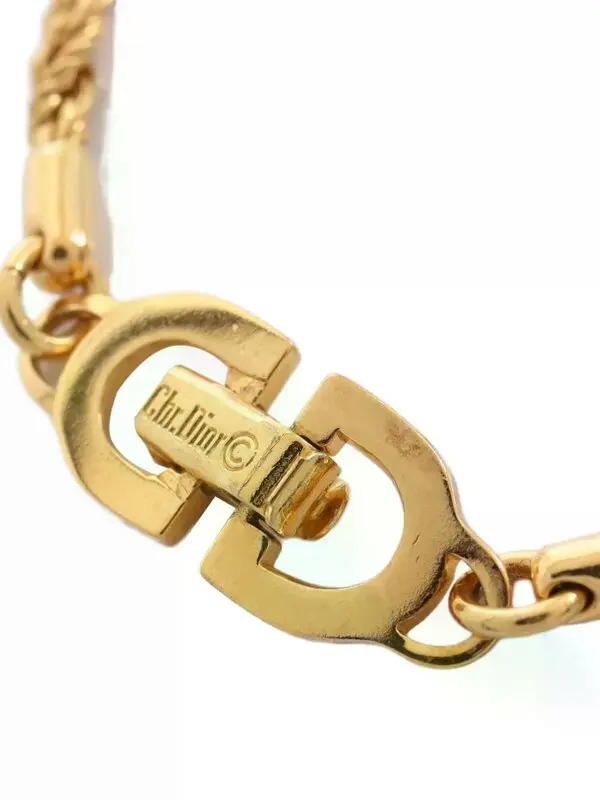 Dior 2010s Cd Logo-clasp Necklace