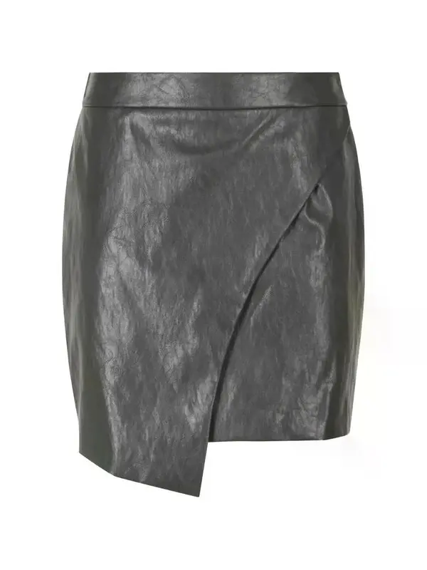 Federica Tosi Asymmetric Mini Skirt - Grey