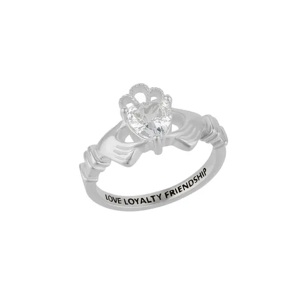 SPERO LONDON Sterling Claddagh Ring