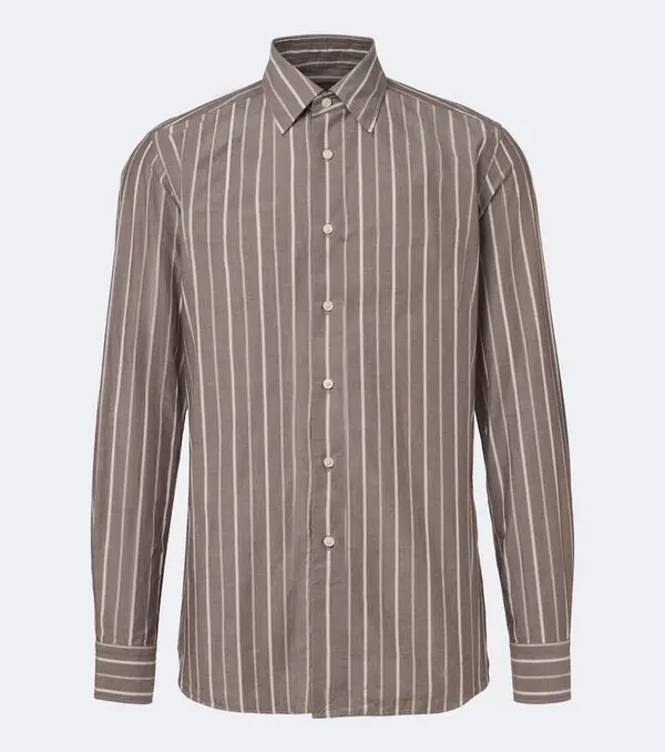 SLOWEAR Striped Cotton Shirt