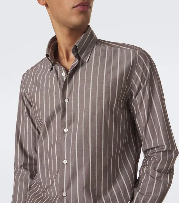 SLOWEAR Striped Cotton Shirt