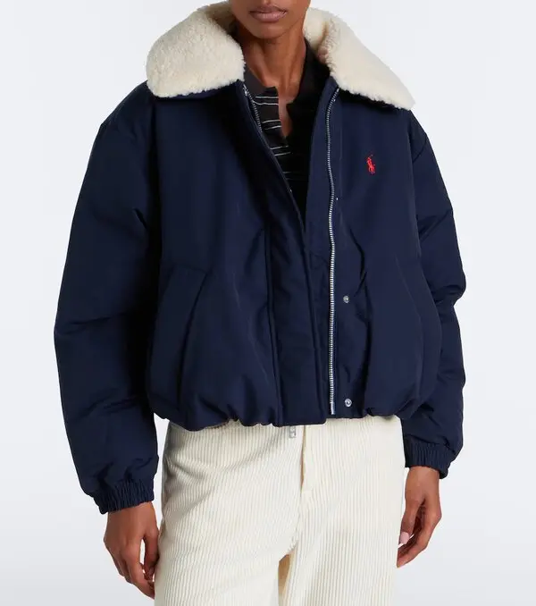 Polo Ralph Lauren Teddy-trimmed Technical Down Jacket