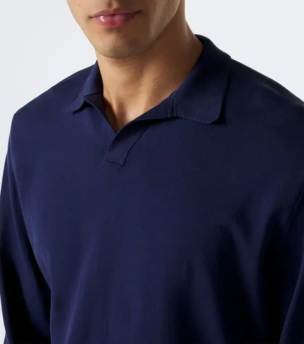 Rubinacci Cotton Polo Sweater