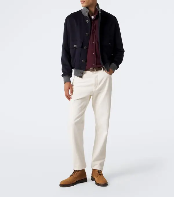 Brunello Cucinelli Suede Lace-up Boots