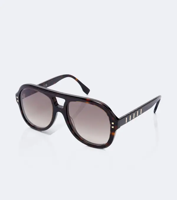 Fendi Five Sisters Aviator Sunglasses