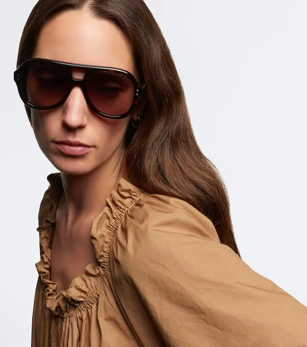 Fendi Five Sisters Aviator Sunglasses