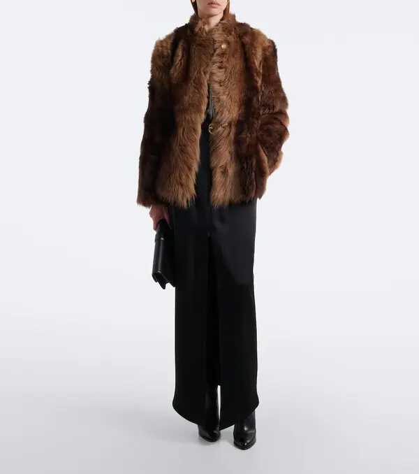 Nour Hammour Elsa Shearling Jacket
