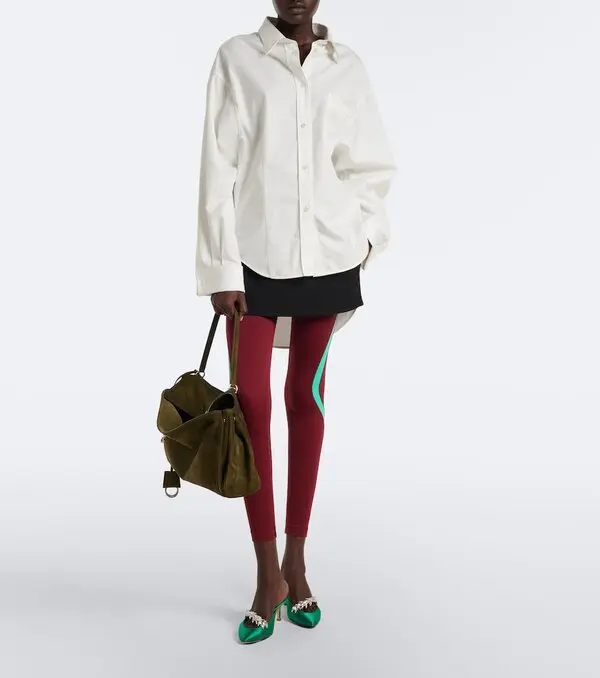 Balenciaga Rodeo Medium Suede Shoulder Bag